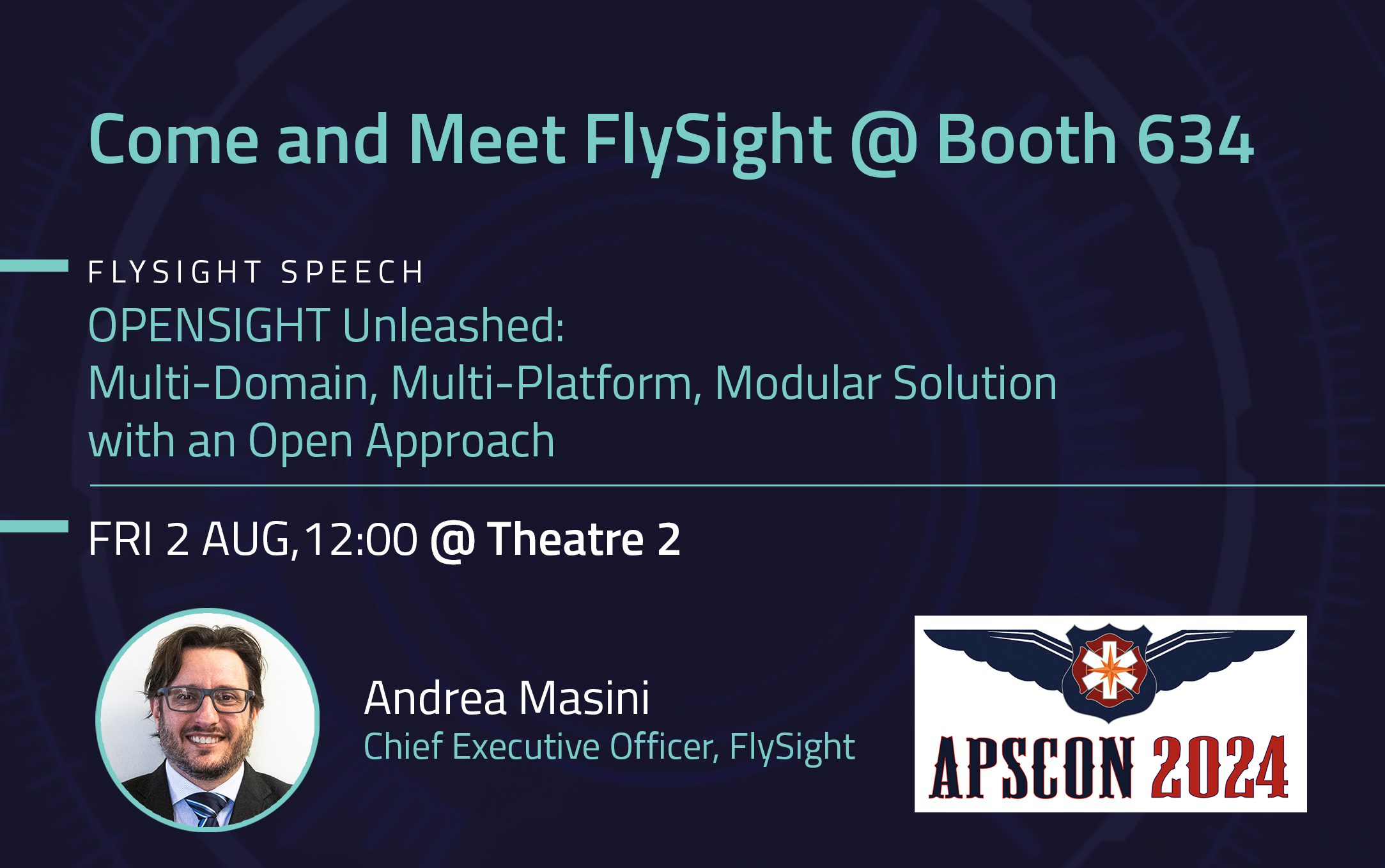 APSCON, OPENSIGHT integration on display and a speech with AXNES